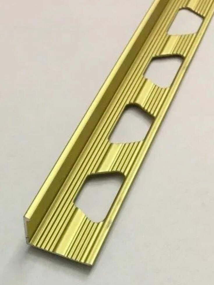 Профиль для плитки L-образный Алюминиевый, наружный уголок 2700мм