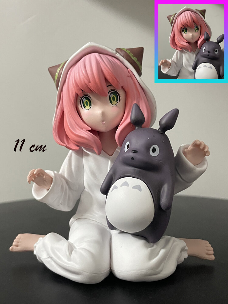 HAYCOX Аниме фигурка Spy Family Anya Forger Totoro пижама 11CM