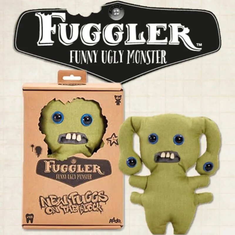 Fugler уличная серия, плюшевый Funky Teeth уродливо-милый в стиле хип-хоп, 23.7 см
