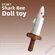 Мягкая игрушка Shark Bee Doll toy 50 см Мягкая игрушка в виде акулы и пчелы из в...