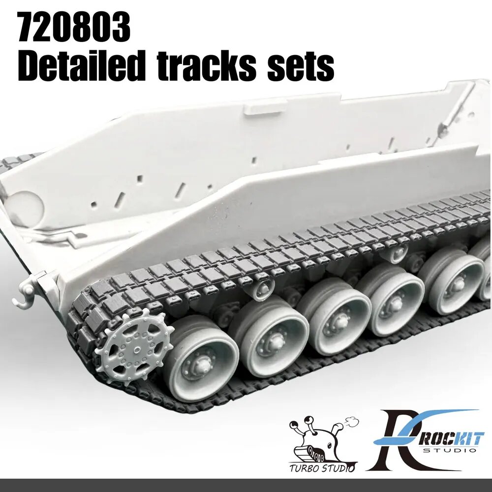Набор инструментов для моделирования Rockit Studio 720803 Detailed tracks sets Гусеницы для танков 1/35 — фото 1