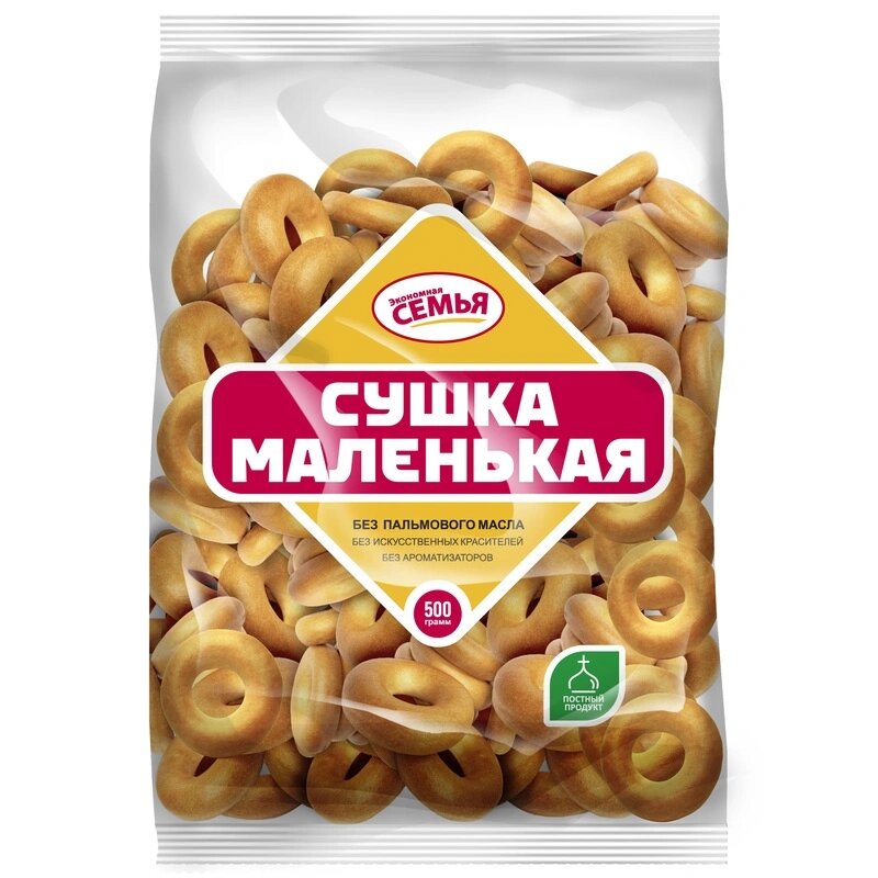 Сушки бараночные Дымка Маленькая, 500г