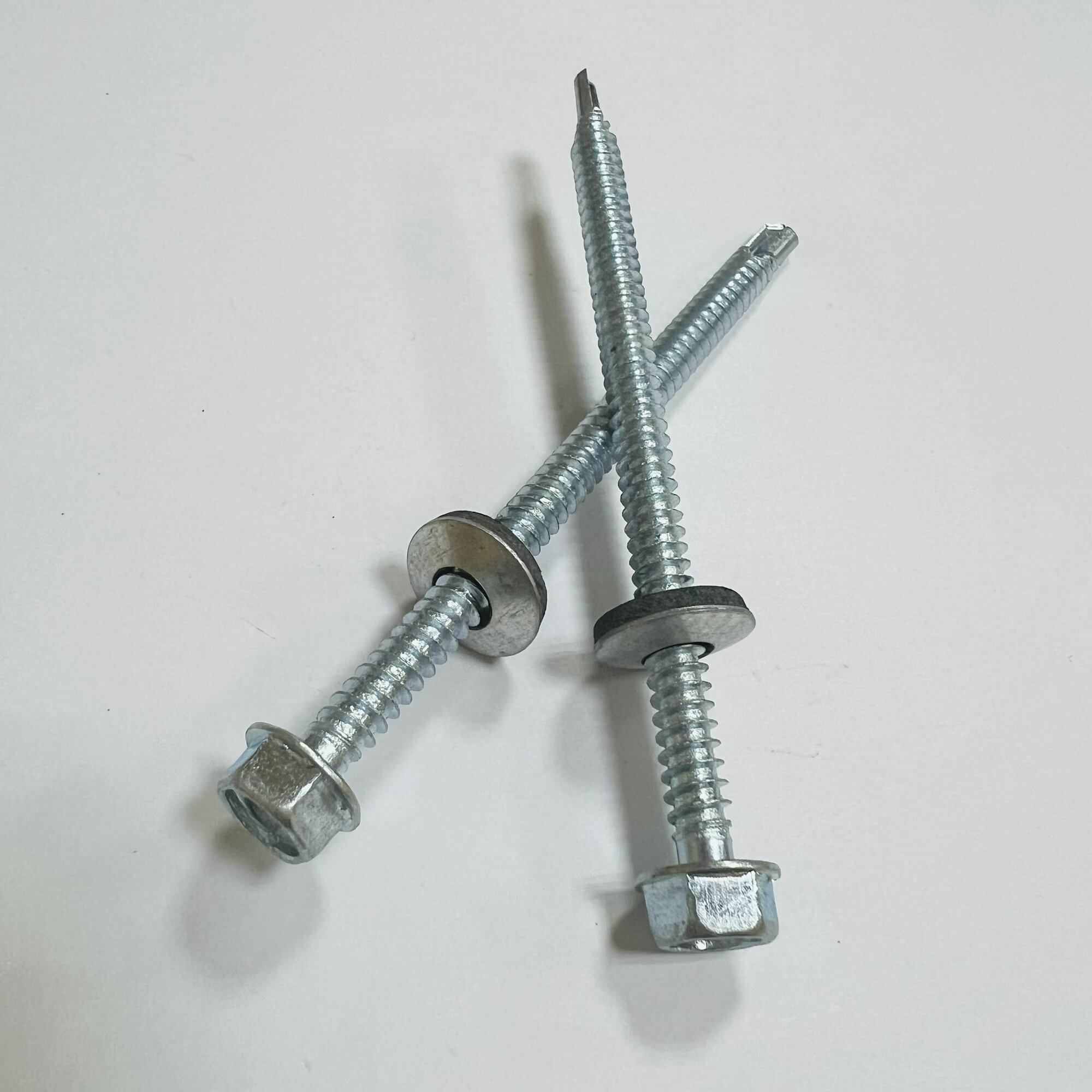 Саморез кровельный с шайбой 6,3*100 (102) мм цинк (50 шт)