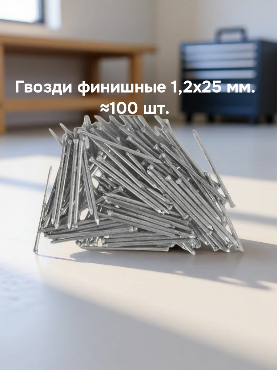 Гвозди 1,2 x 25 мм 0,02 кг мелкие гвоздики