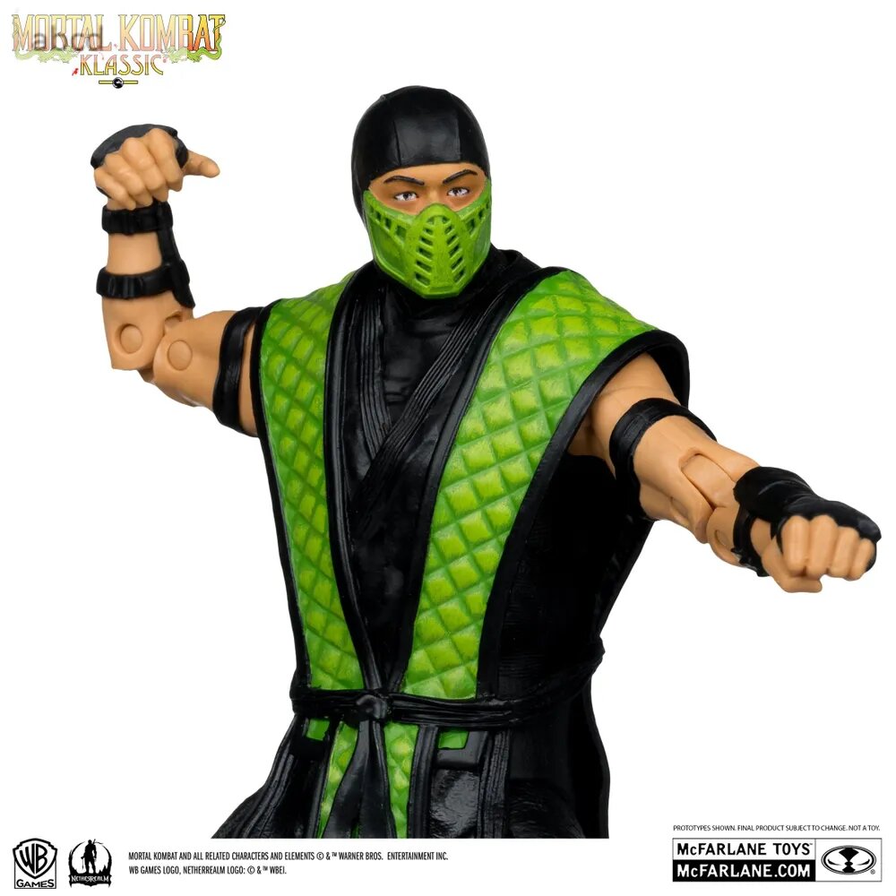 Фигурка Mortal Kombat Klassic Reptile McFarlane Toys 17+ Фигурка коллекционная — фото 1