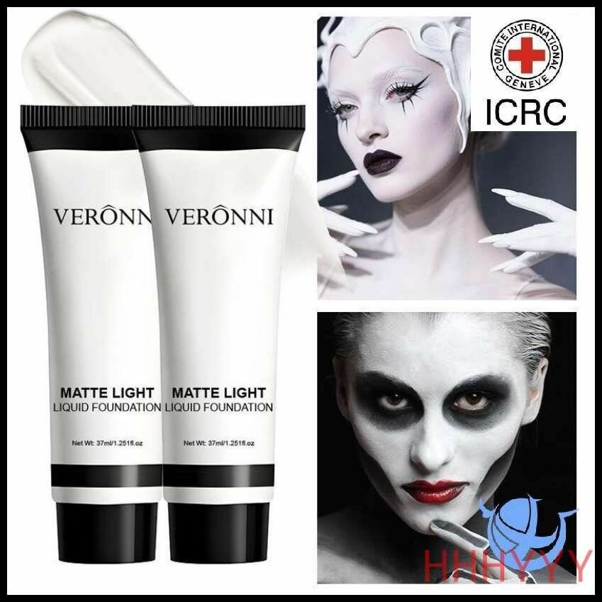 Эксклюзивный консилер чистого белого оттенка VERONNI, созданный для сценического грима, демонстрирует премиальную стойкость и устойчивость к смыванию