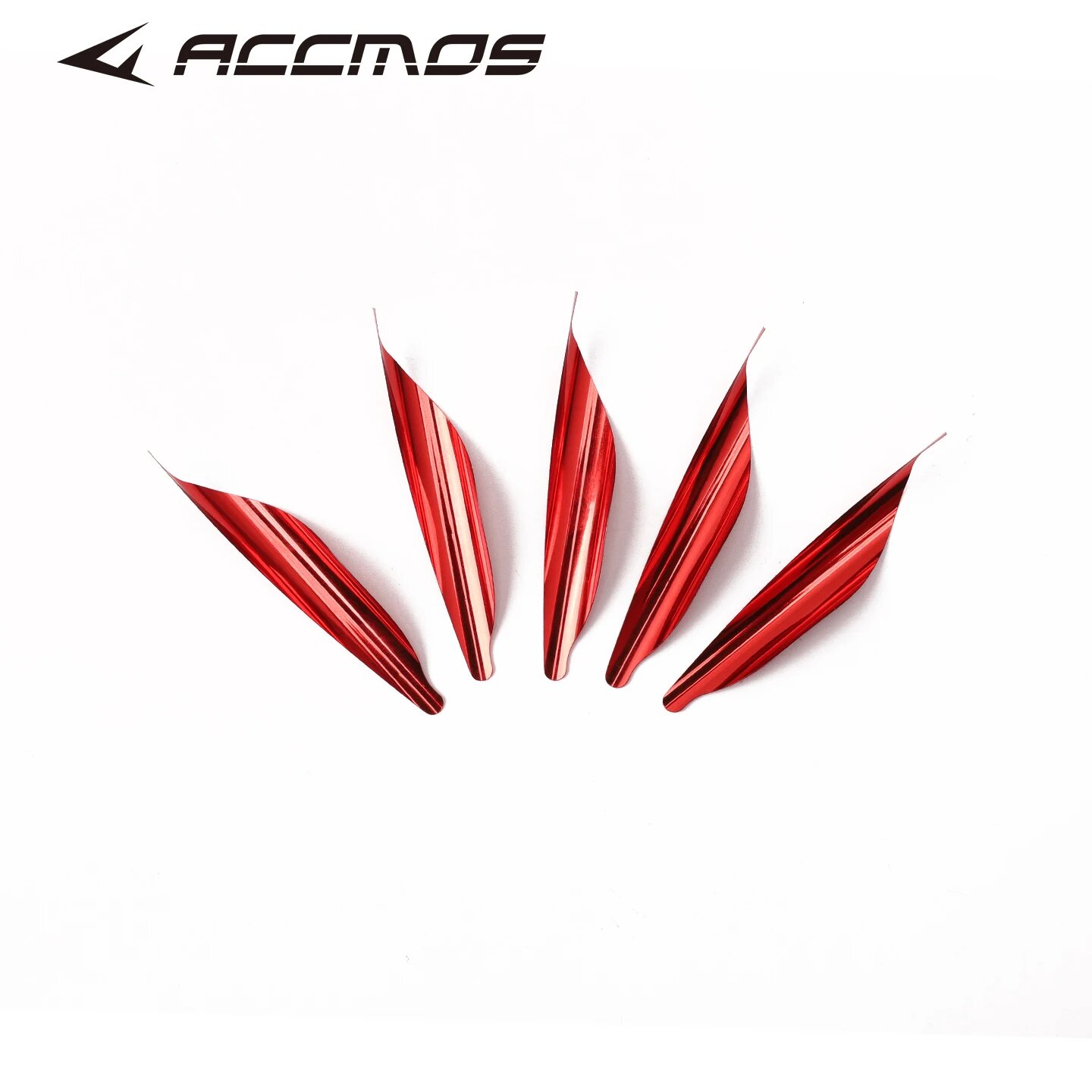 ACCMOS Красные спиральные лопасти для лука, 1.8 дюйма