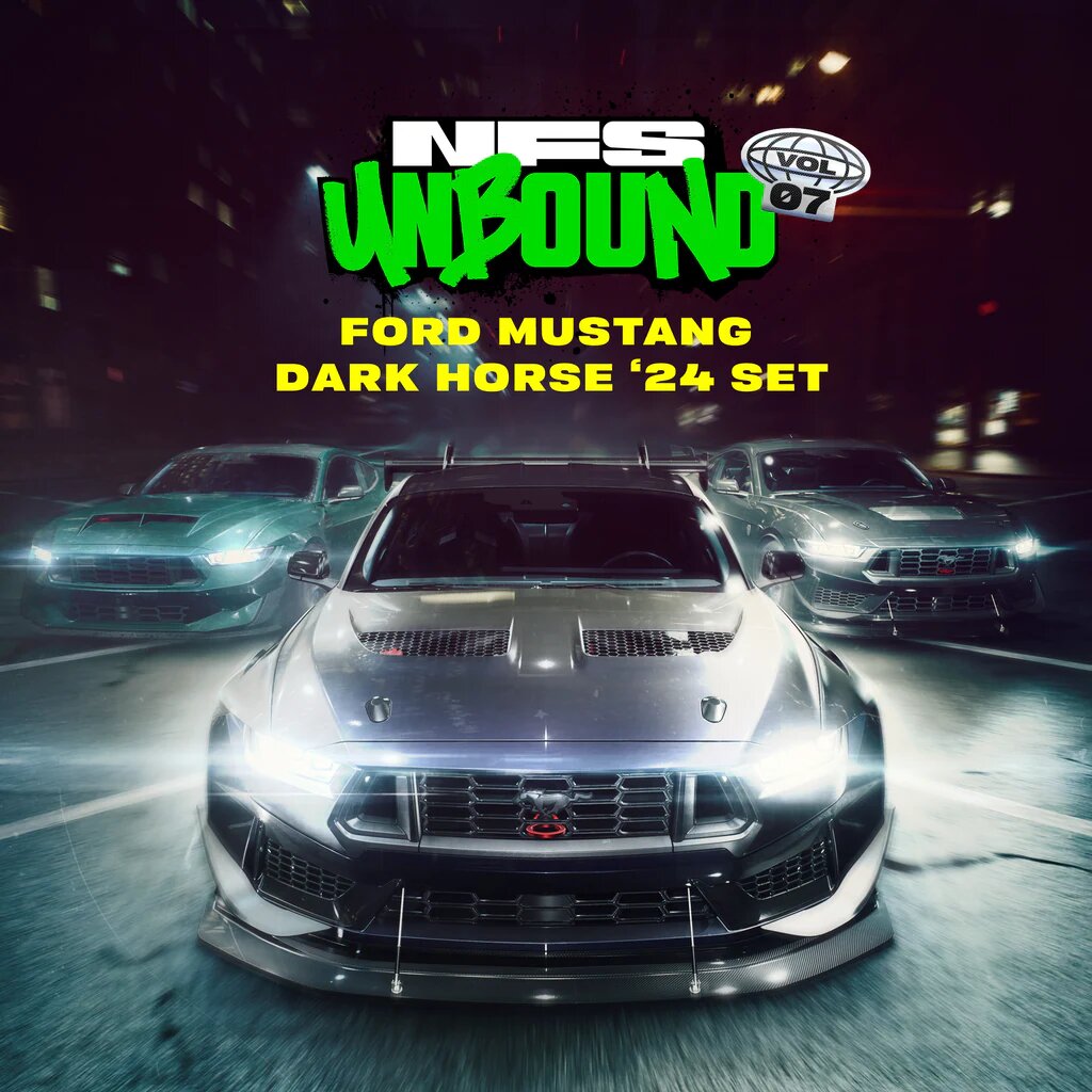 Дополнение Need for Speed Unbound - Ford Mustang Dark Horse '24 Set, цифровое издание PlayStation 5, регион Турция / код пополнения баланса