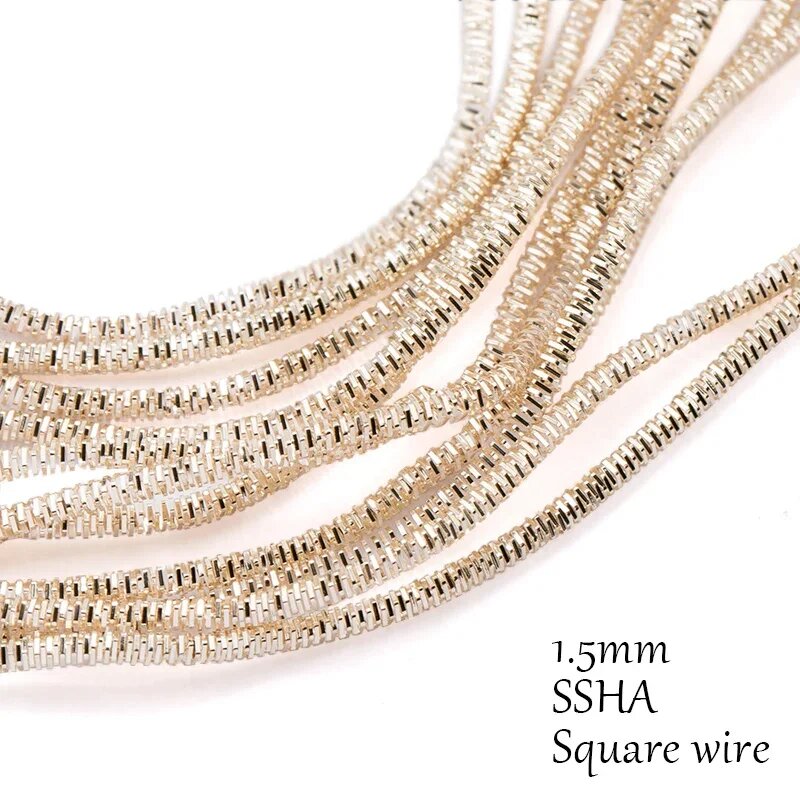 Металлическая нить 1.5mm Square wire-SSHA