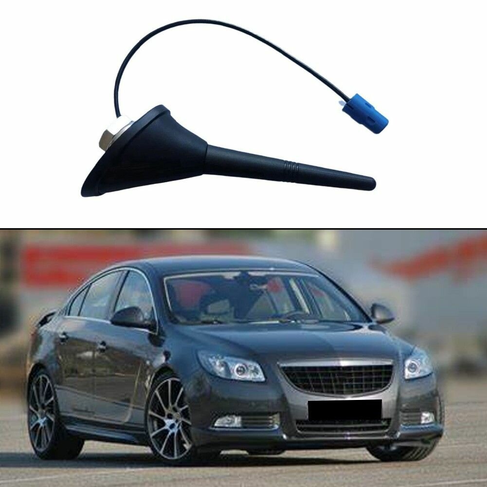 Антенна на крышу автомобиля — универсальная антенна для Opel Zafira A/B, Corsa C/D, Astra G/H, чёрная пластик+металл