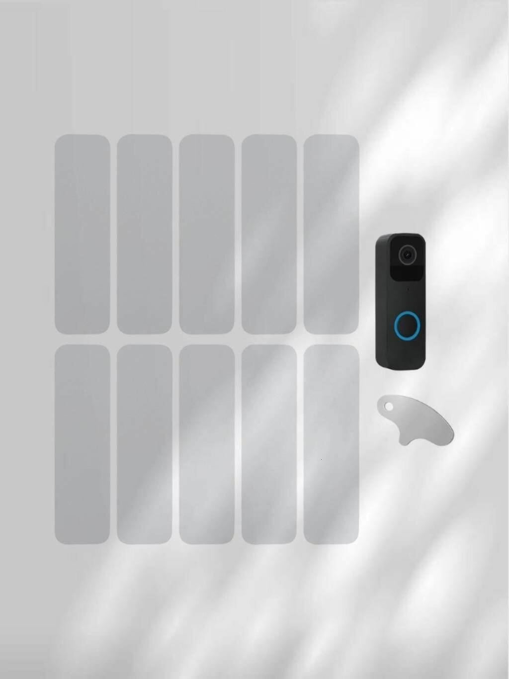 Клейкие крепления для дверных звонков (10 шт.)