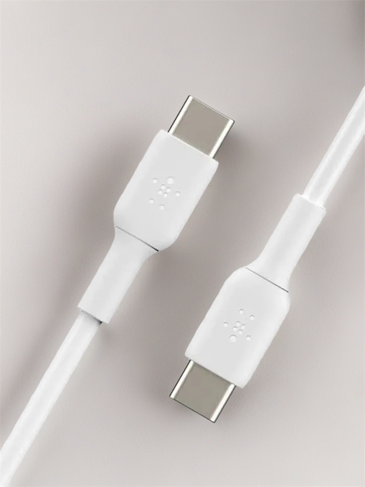 Belkin Кабель для зарядки Belkin BoostCharge 60W PD USB-C - USB-C Cable CAB003bt2MWH 2 метра, белый