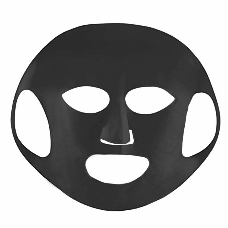 Силиконовая многоразовая маска для лица, Черный