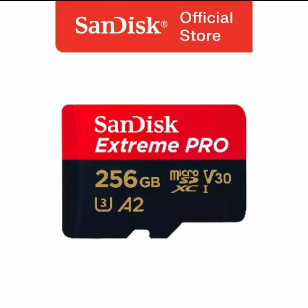 SanDisk 256 Гб Карта памяти microSDXC Extreme Pro Class 10 с