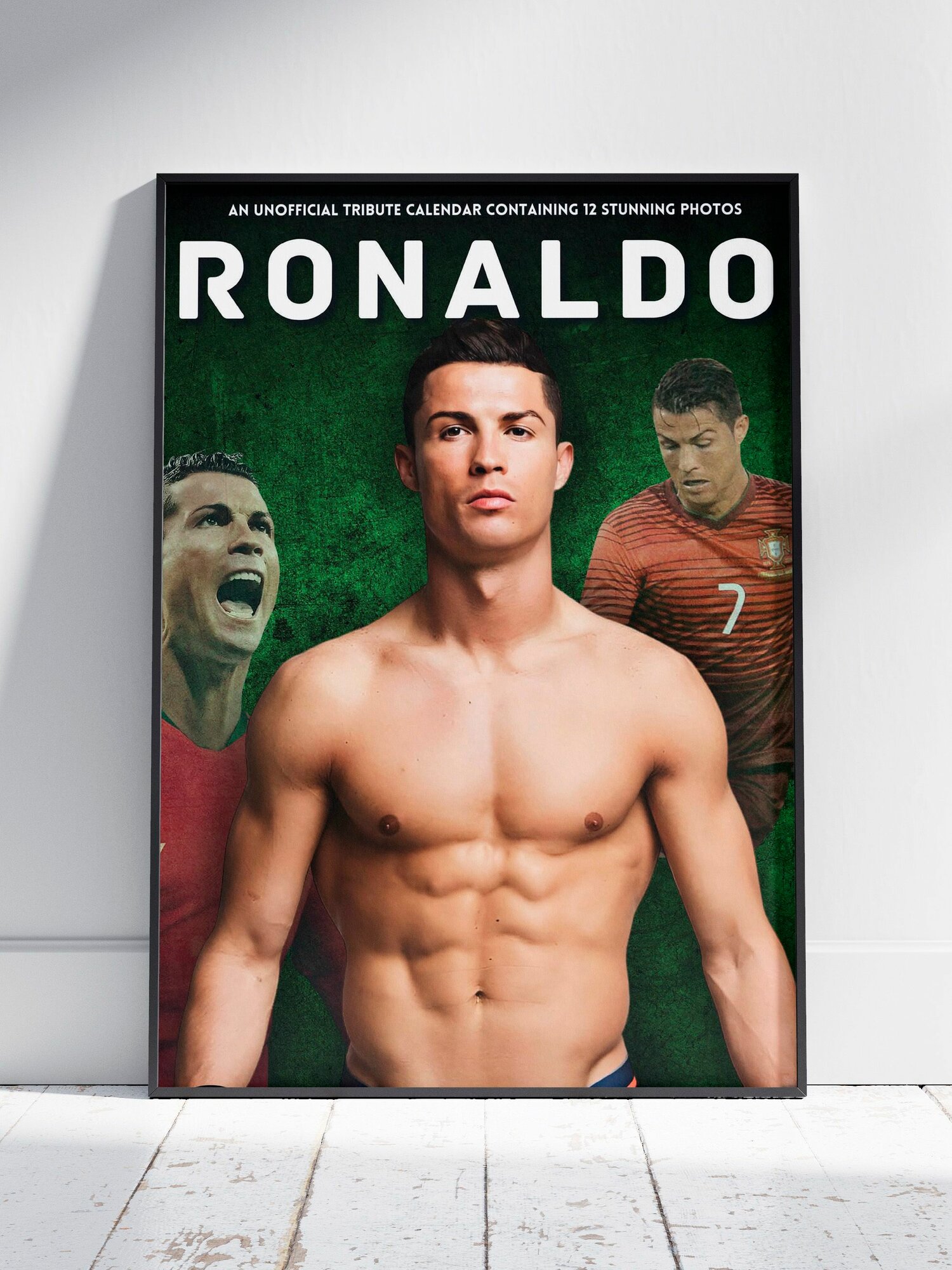 Плакат на стену для интерьера Реал Мадрид (Криштиану Роналдо - Cristiano Ronaldo 24) - Постер по спорту и физической активности формата A4 (21x30 см)