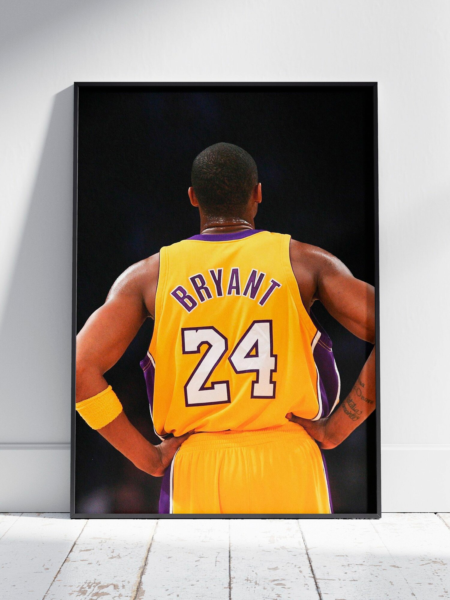 Плакат на стену для интерьера Коби Брайант (Kobe Bryant 24) - Постер по спорту и физической активности формата A4 (21x30 см)