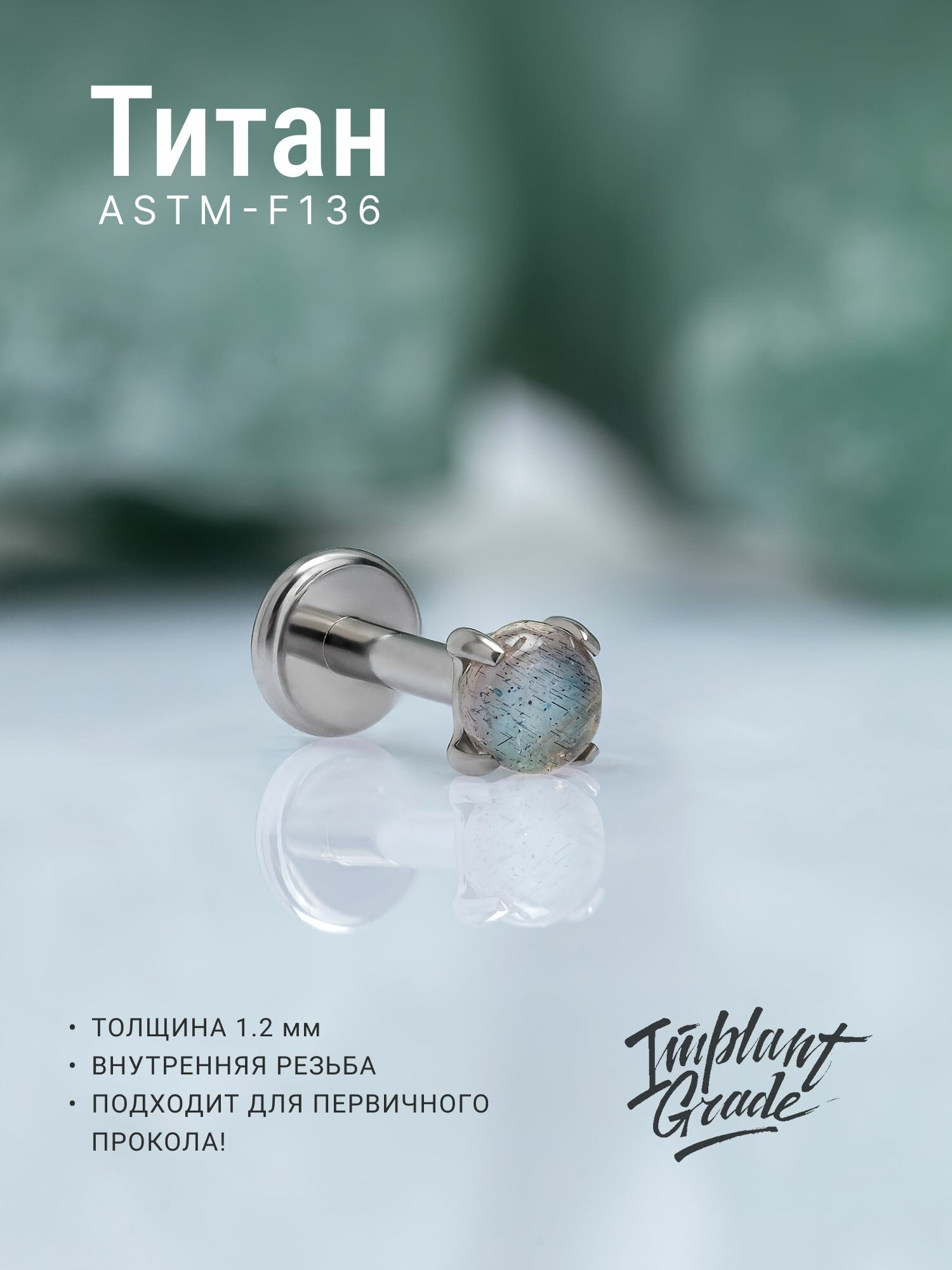 Пирсинг Implant Grade