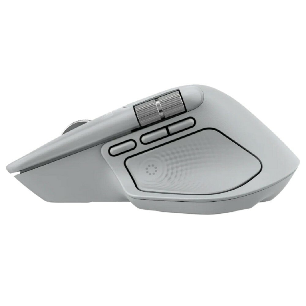 Logitech Мышь 910-007563 Мышь MX Master 4 Mouse Pale Grey Wireless BT Radio
