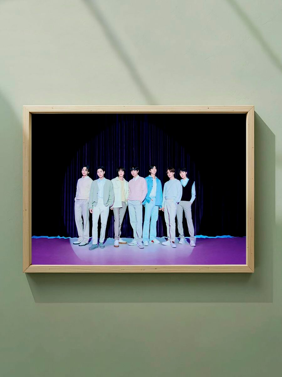 Постер, плакат на стену BTS K-Pop (А3)