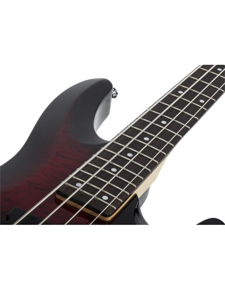 Бас-гитара Schecter C-4 Plus See-Thru Cherry Burst — фото 1
