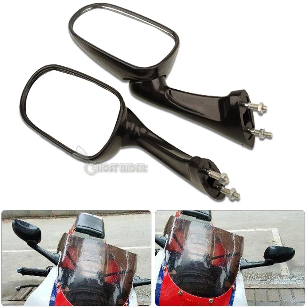 Боковое зеркало заднего вида для мотоцикла Honda NSR250 MC18 MC21 MC28 CBR250 MC19 MC22 CBR400 NC23 NC29 VFR400 NC30 RVF400 NC35