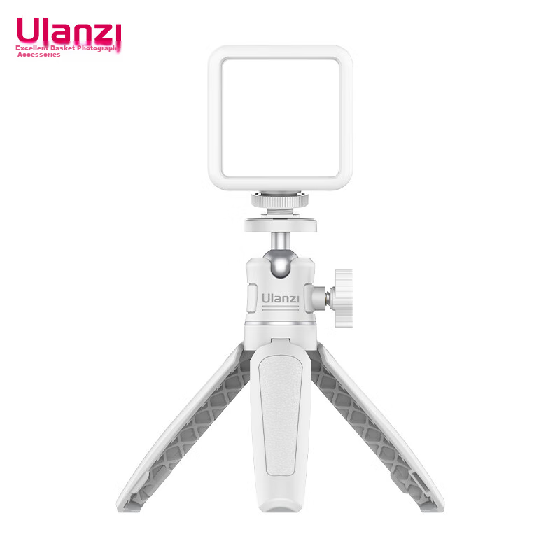 Ulanzi VL49 Портативный LED-светильник для стриминга с штативом, мягкий свет с горячим штырем для портретной съемки в
