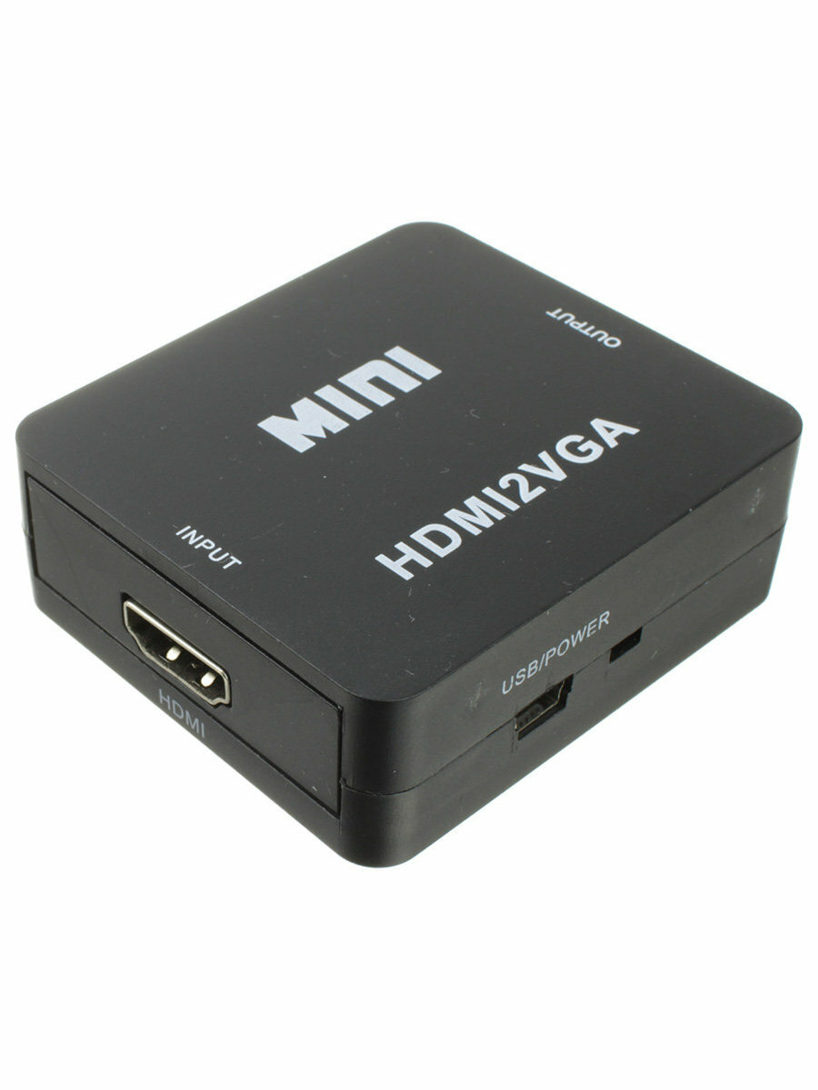 Переходник HDMI(G) - VGA(G)-output конвертер черный