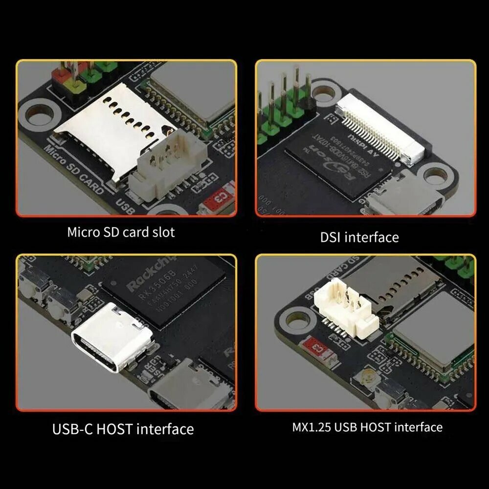 Для Zero W Micro Linux Development Board С Чипсетом RK3506B, CIP, Совместимый — фото 1