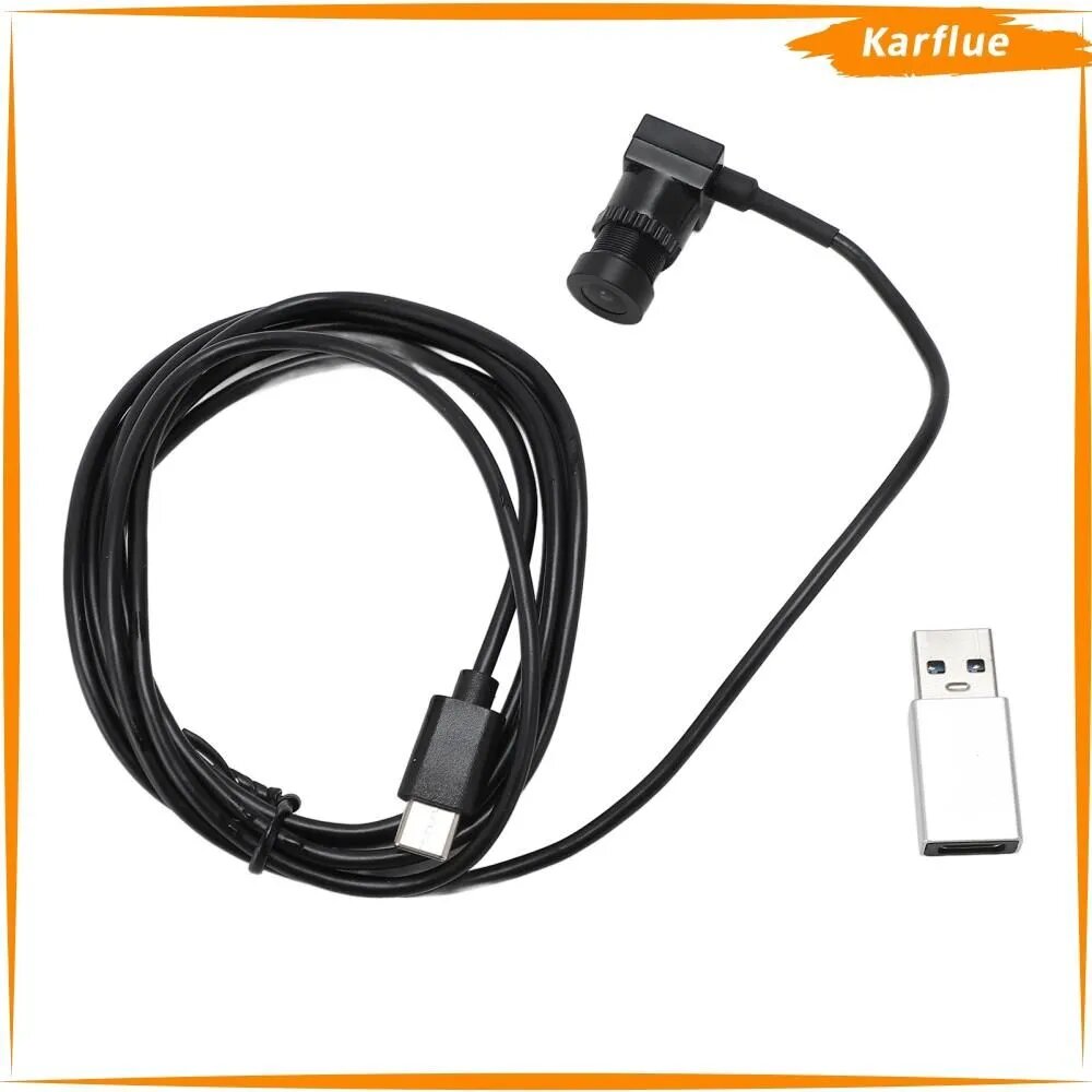 USB Web Camera Type C 1080P Black Camera Webcam Built-in Mic
