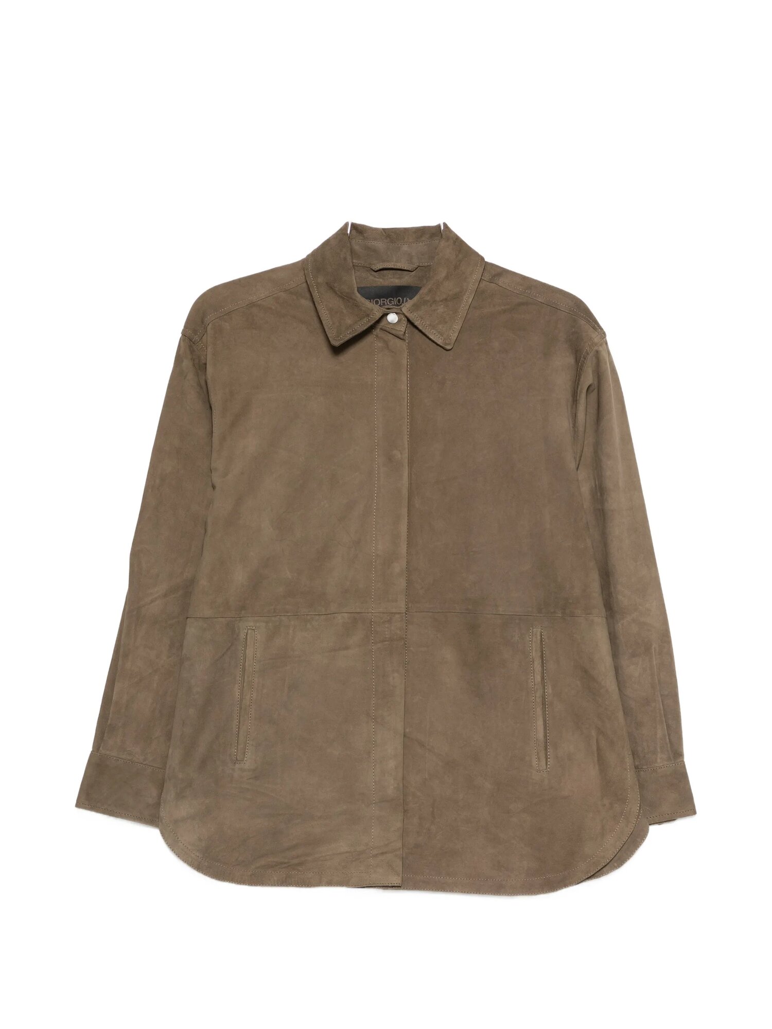Рубашка Suede long-sleeve shirt