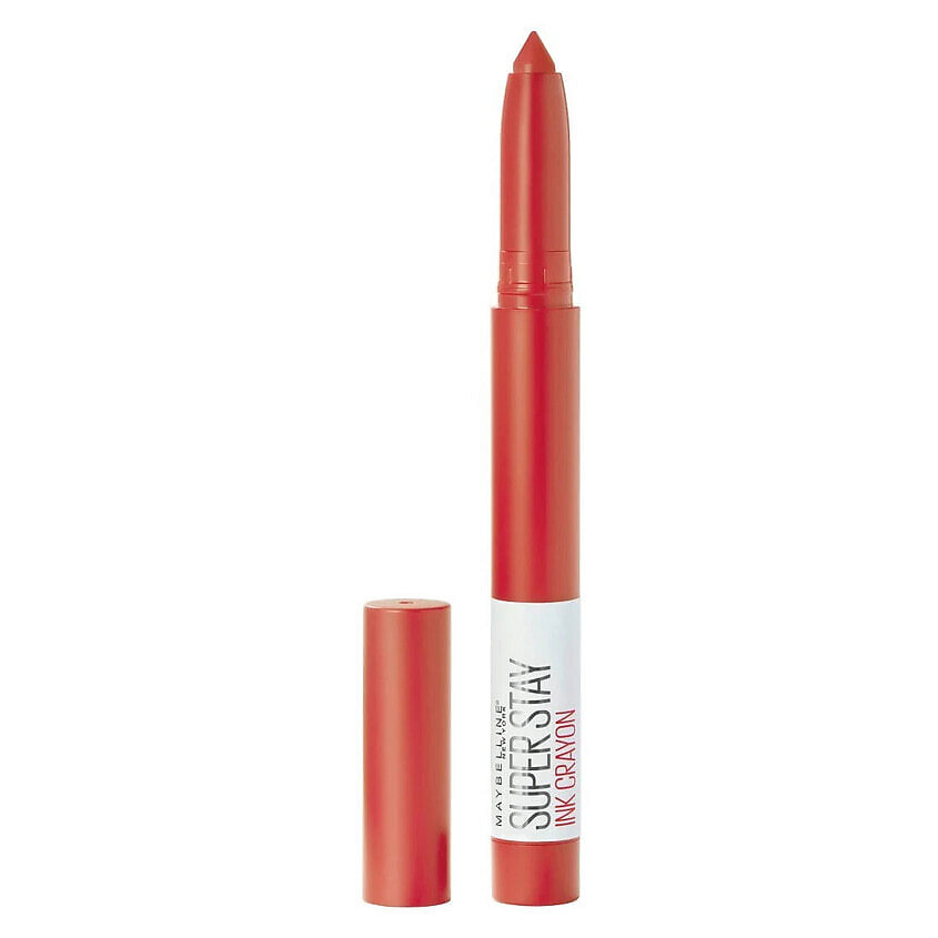 MAYBELLINE Стойкая матовая помада-карандаш SuperStay Ink Crayon Lipstick, 40 Laugh Louder