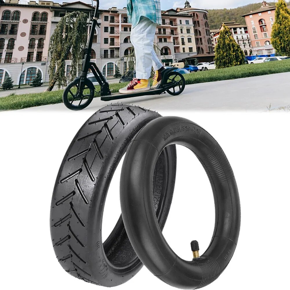 Покрышка для электросамоката, размер 8 1/2x2 (50-134), резина, литая покрышка, клаксон