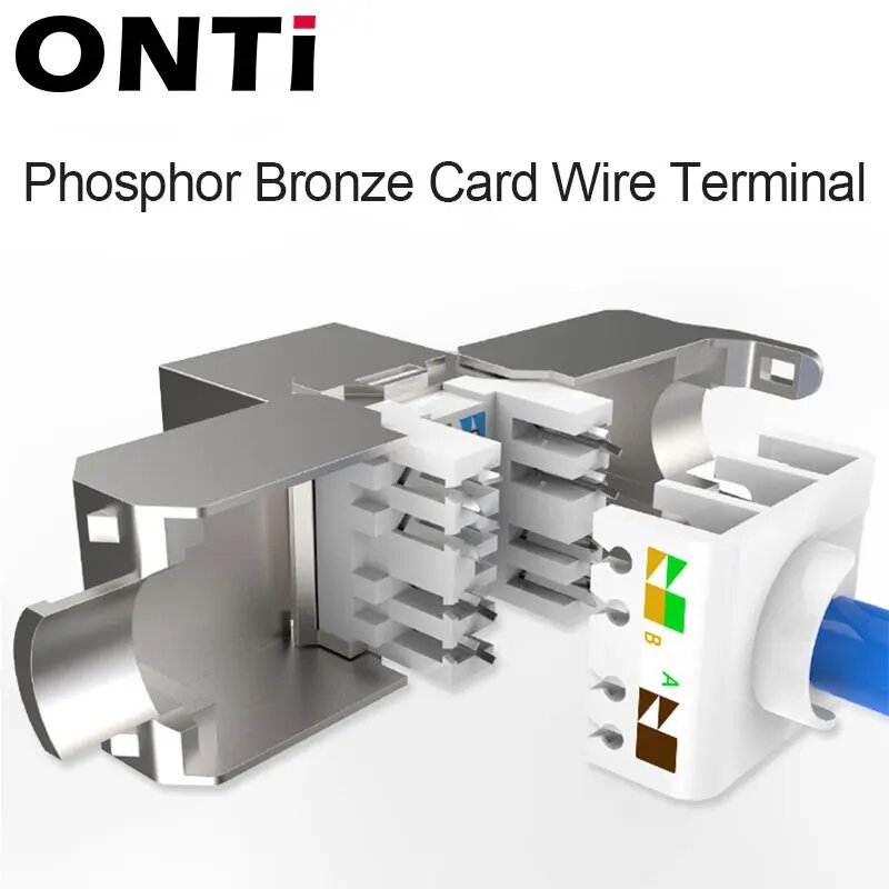 ONTi CAT5E Keystone Jack модуль, 20pcs, CAT.5E — фото 1