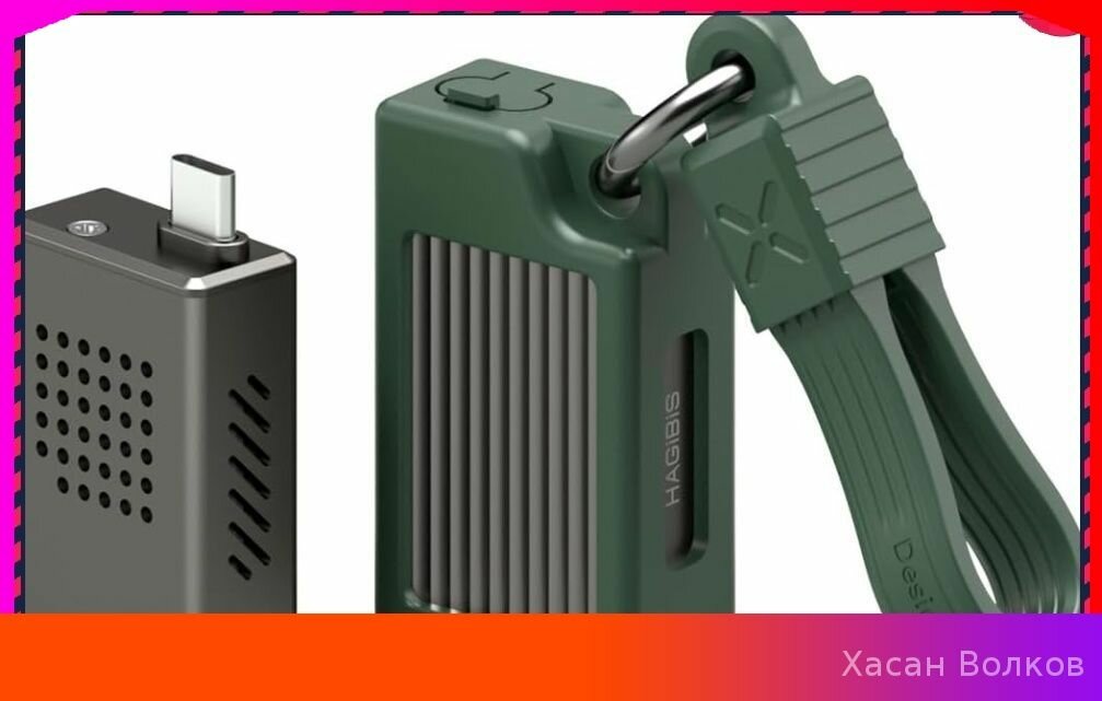 Эксклюзивный внешний накопитель Hagibis 2230 M.2 NVMe PCIE с активным охлаждением, созданный для iPhone 16 и 15 Pro Max ProRes, с поддержкой интерфейса USB 3.2 Gen 2 на 10 Гбит/с