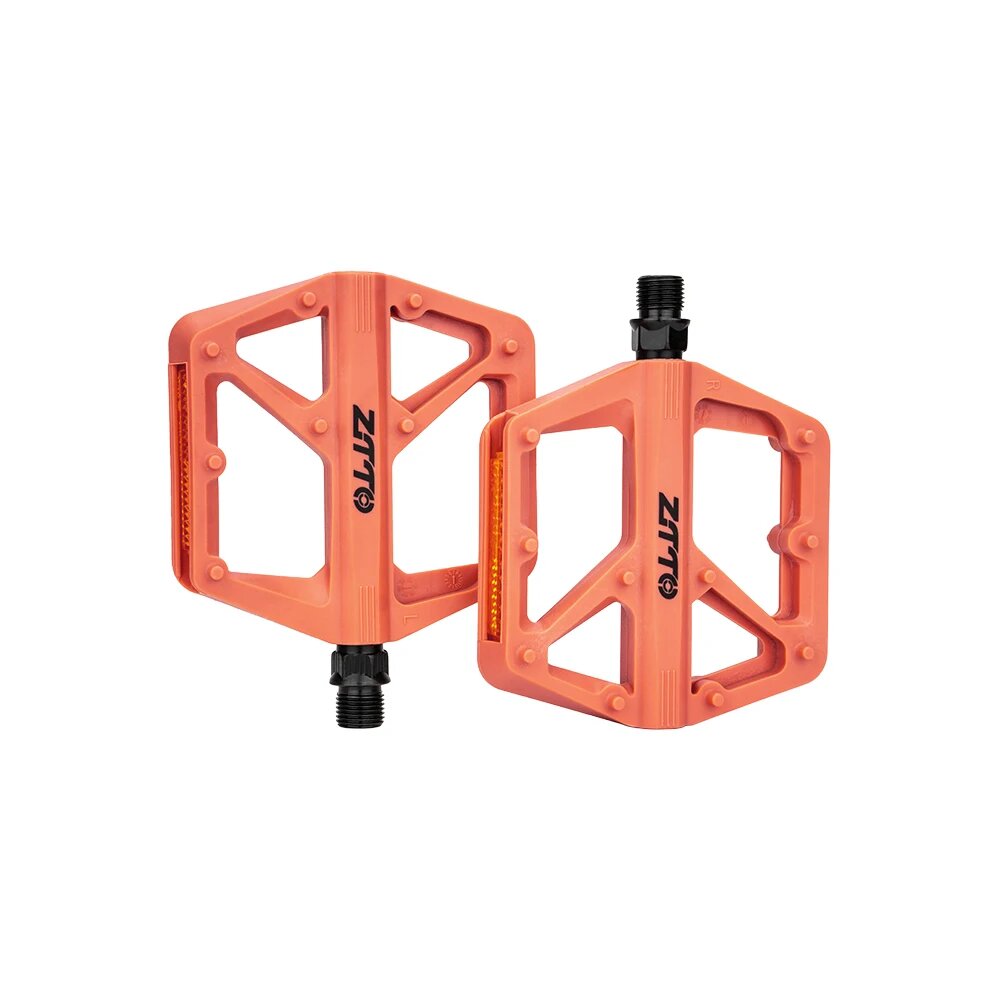ZTTO Нейлоновые педали для велосипеда Оранжевый, C579 Light Orange