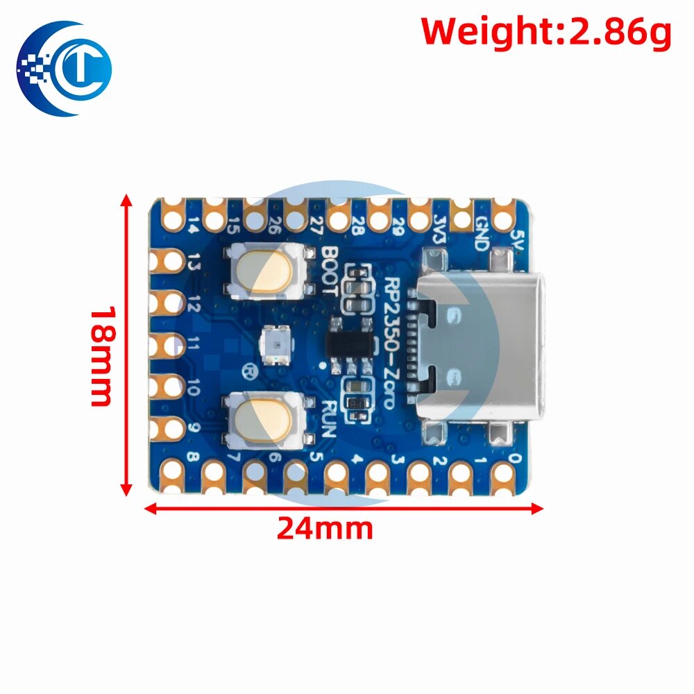 EGBO RP2350-Zero Mini плата 1pc — фото 1