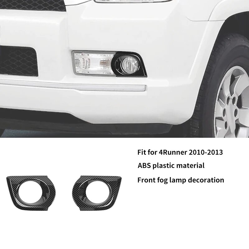 JeCar ABS автомобильные передние противотуманные фары украшения для 4Runner 2010-2013 аксессуары для внешних передних фар