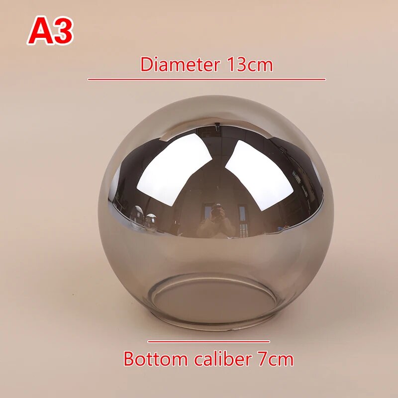 Стеклянный шар A3, диаметр 13 см, калибр 7 см