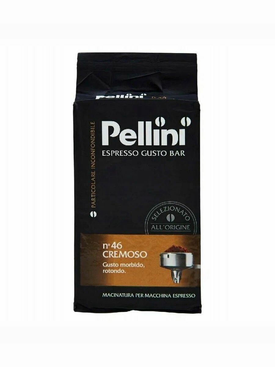 Pellini Cremoso № 46 кофе молотый Espresso Gusto Bar 250.