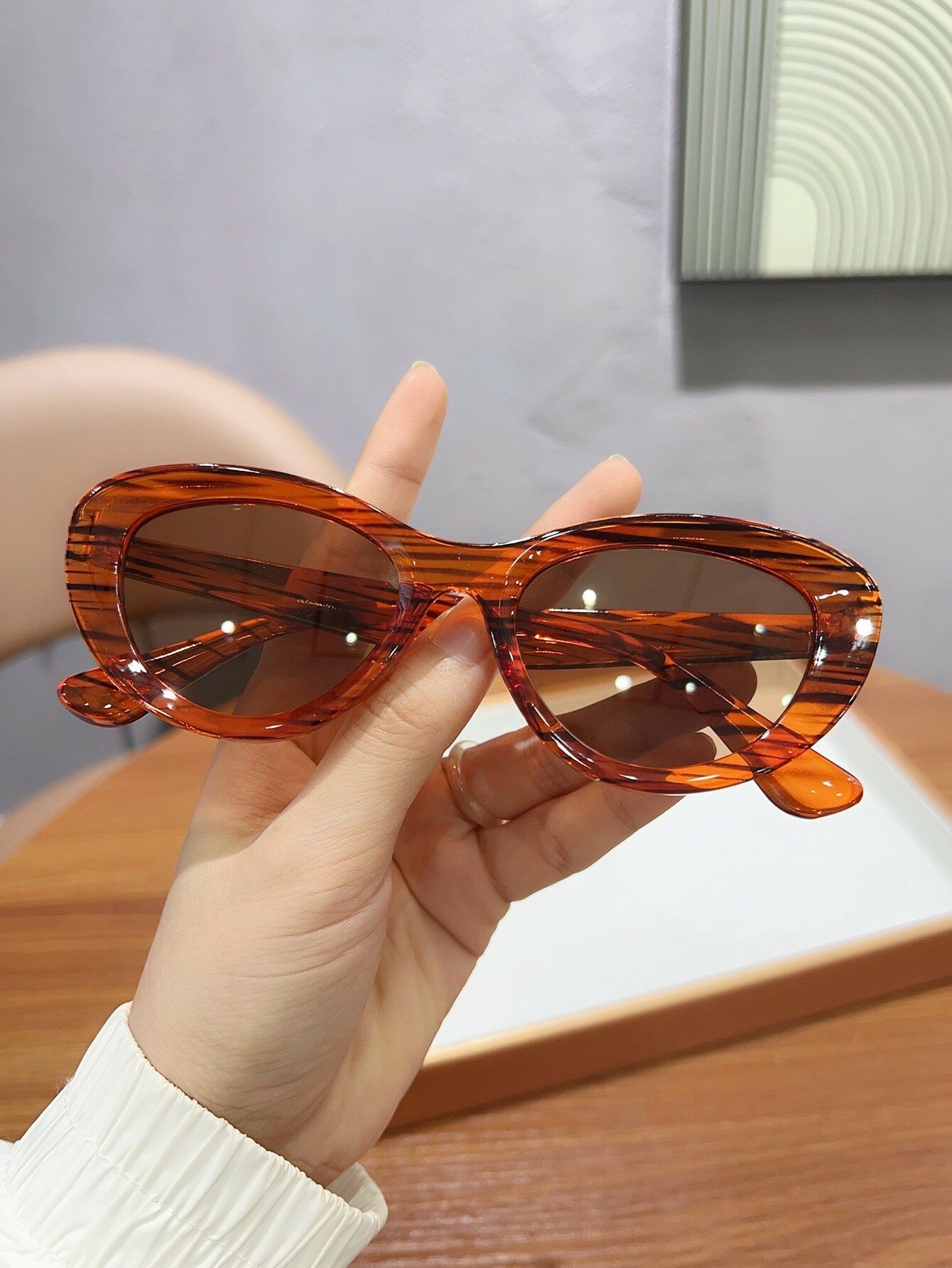 Style Очки Унисекс Кошкино Глаза Бриллиант UV Защита