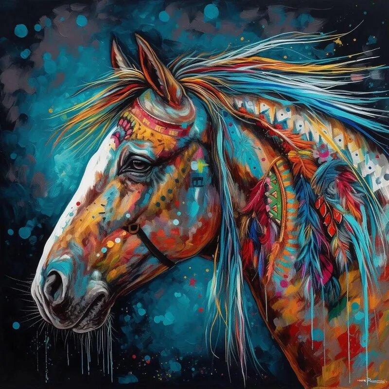 Деревянные пазлы 1000 элементов, подарочная упаковка,50x75cm, Животное лошадь, подарочный набор для взрослых, продвинутый уровень сборки 5-10.