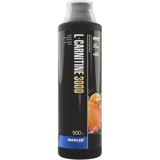 БАД Maxler L-Carnitine 3000 мг вкус Абрикос-Манго 500 мл