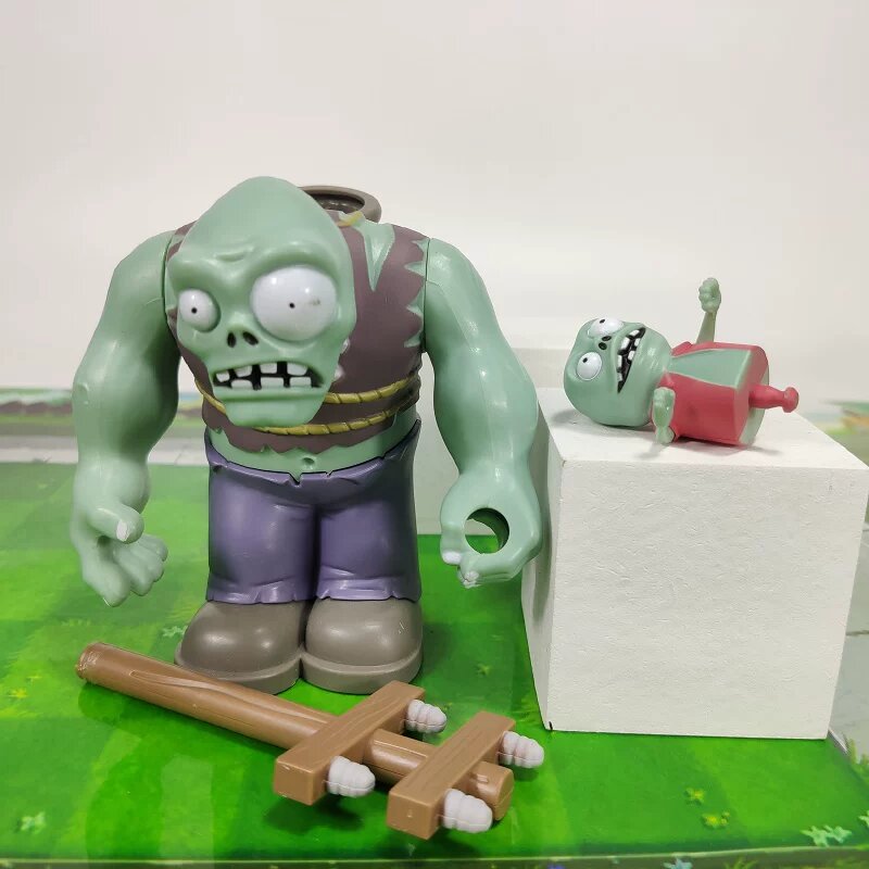 Мягкие резиновые игрушки Plants vs. Zombies: Огненный Горохострел, Ледяной Теневой Горохострел, Доктор Зомби, полный
