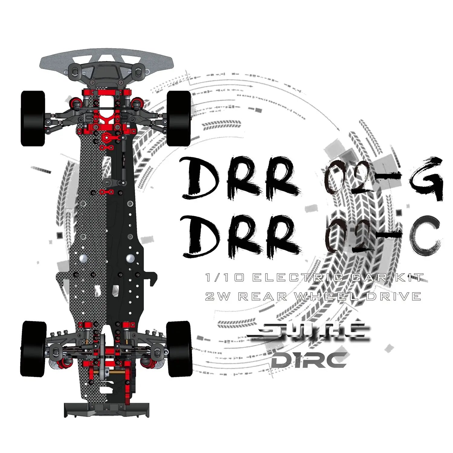 Радиоуправляемая машина 1/10 DRR02-C, цвет RD718903