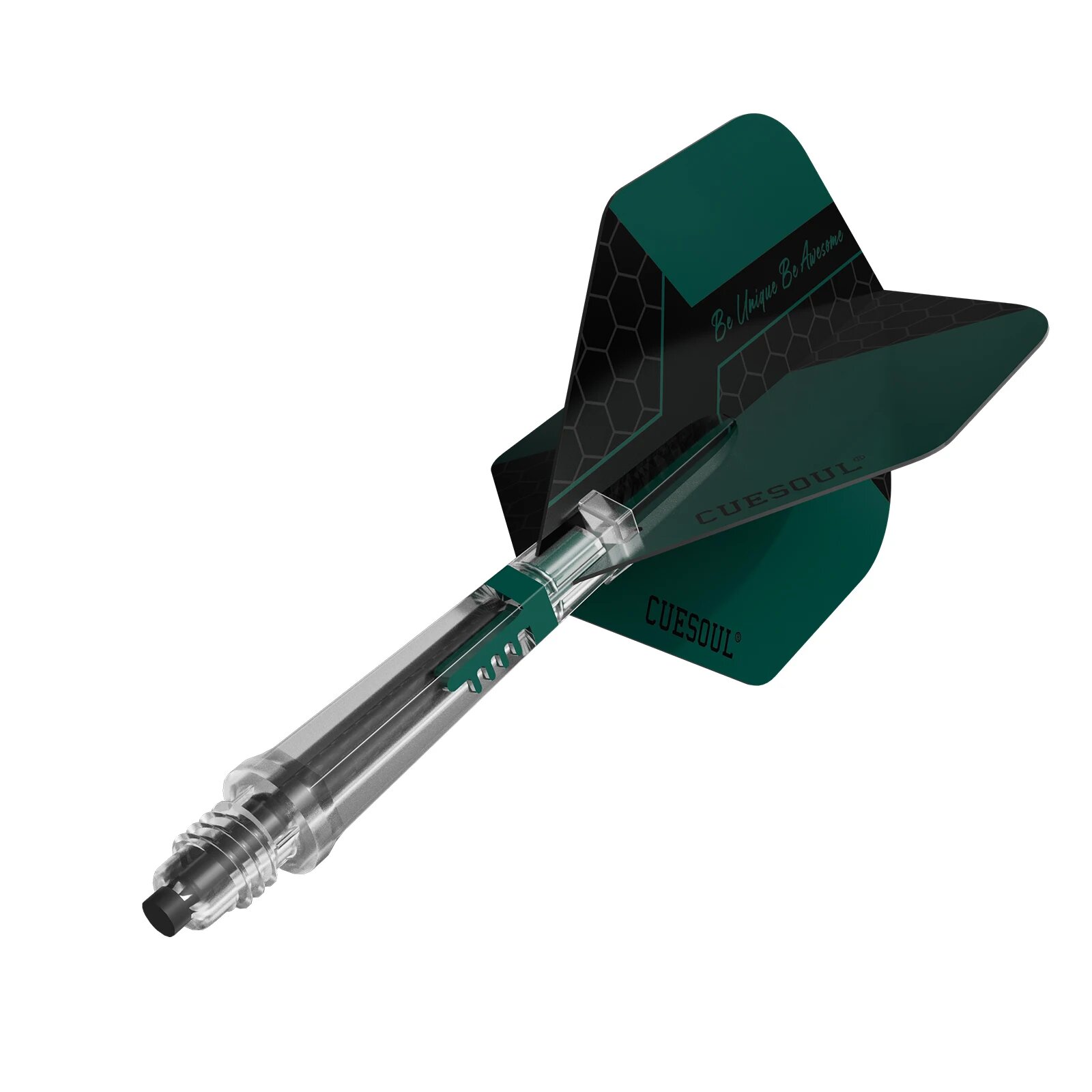 CUESOUL KOFF, карбоновый вал для дартс, изумрудный, Dark Green-28mm