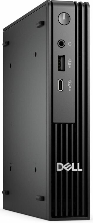 Компьютер Dell Pro Micro QCM1250 Intel Core i3 14100T, DDR5 8ГБ, 512ГБ SSD, Intel UHD Graphics 730, Windows 11 Pro, черный DPM -3860