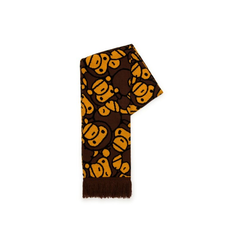 Шарф AAPE BY A BATHING APE для женщин, one size, коричневый — фото 1