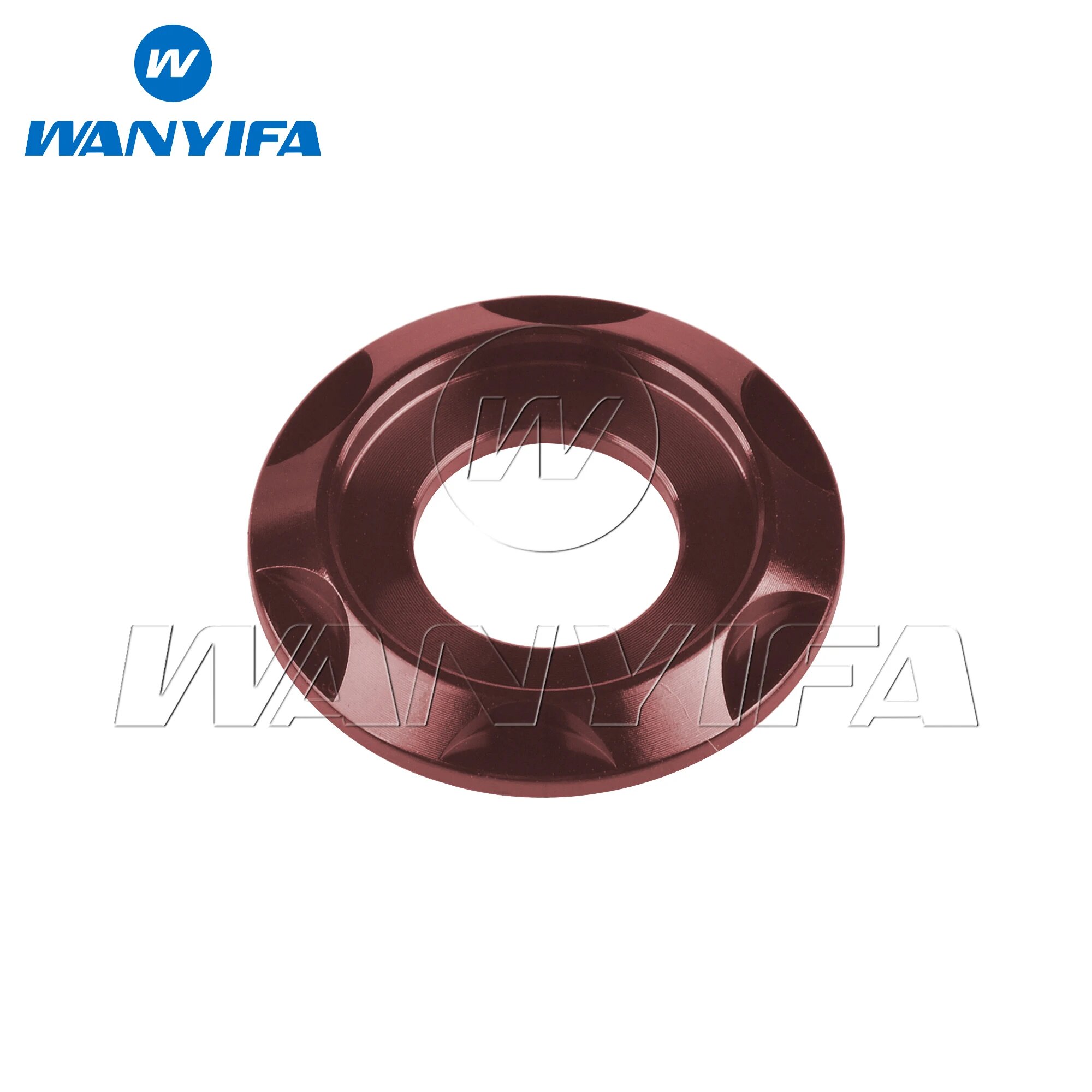 Титановые шайбы Wanyifa M10, Wine Red(PVD)