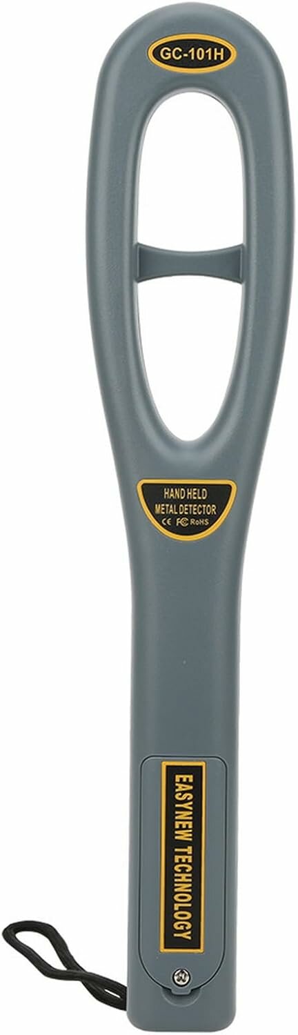 Ручной металлоискатель Walfront с LED-индикаторами, работающий от батареи 9В, с двумя режимами сигнализации для до