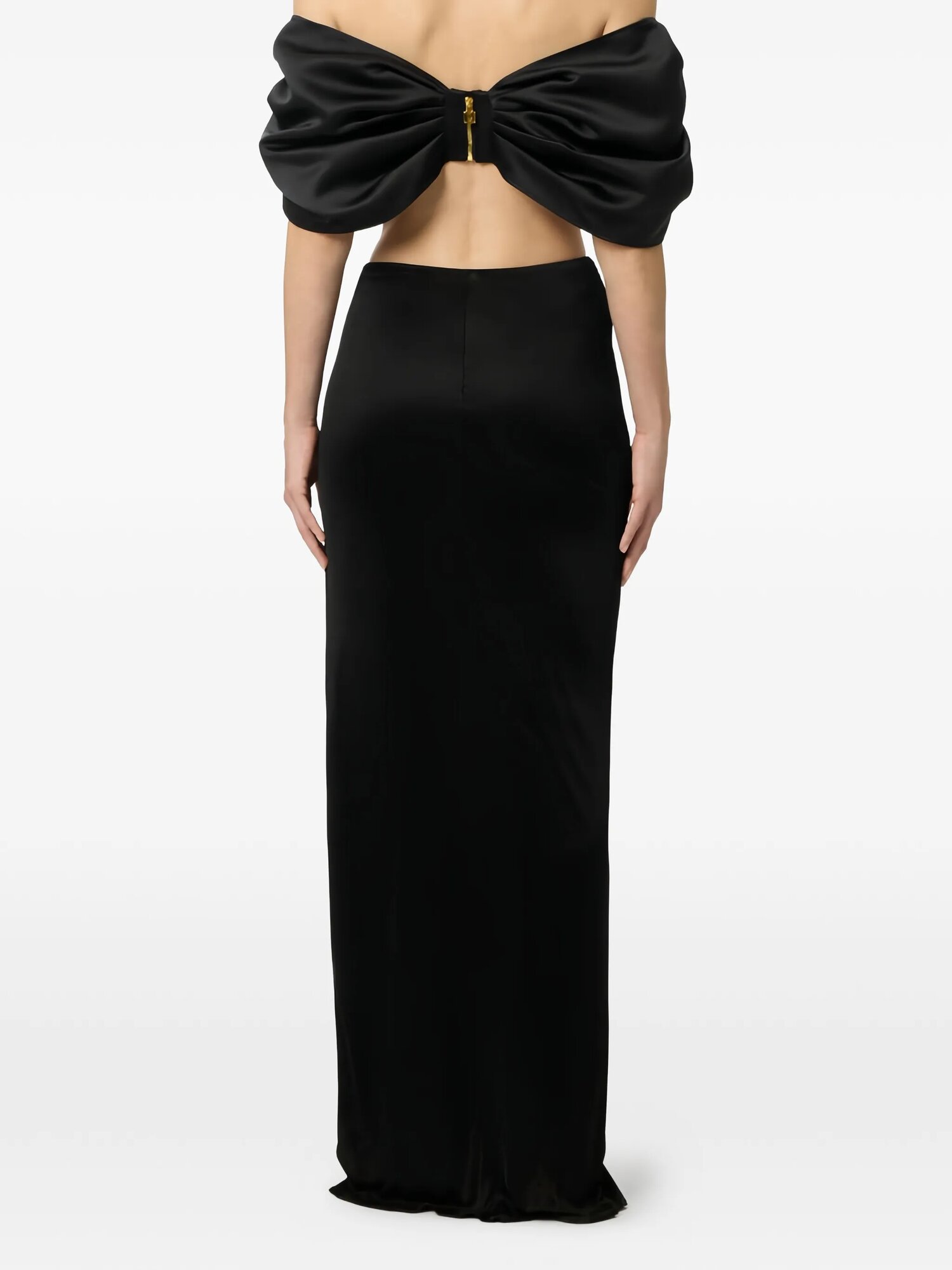 Юбка Elisabetta Franchi Draped side-slit skirt, размер 40 — фото 1